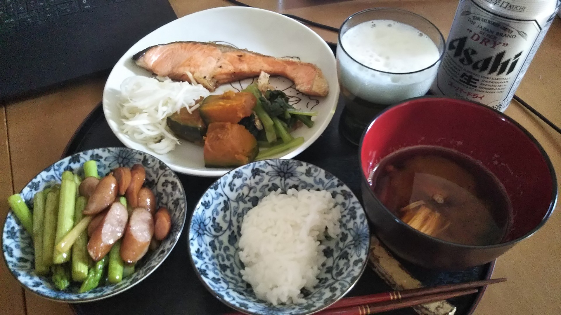 お昼ご飯はアスパラガス夕食はポークソテー: 前進しないのは横歩きだからにょ。かにょにょ横歩き日記